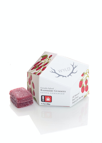 Wyld Gummy Pack THC Raspberry (S) 100mgTHC | Humboldt's Premium