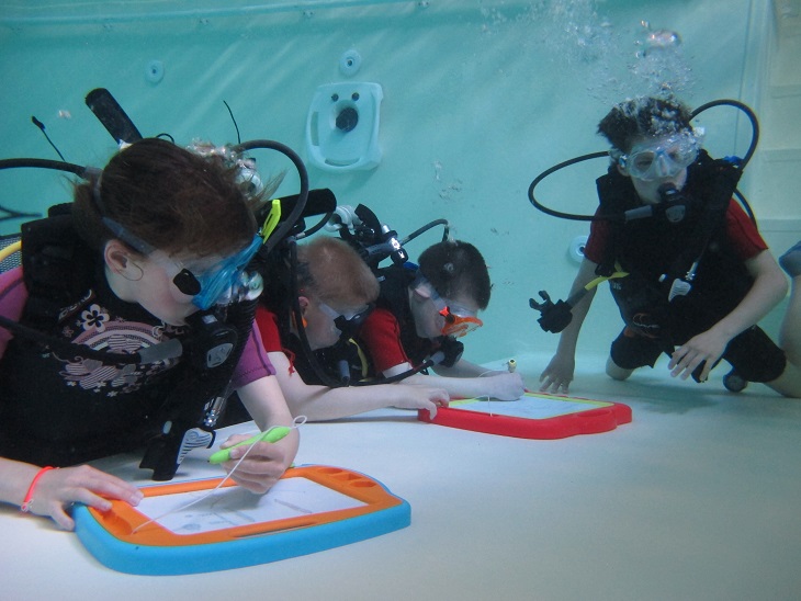 Cours de plongée enfant - Déroulement des cours