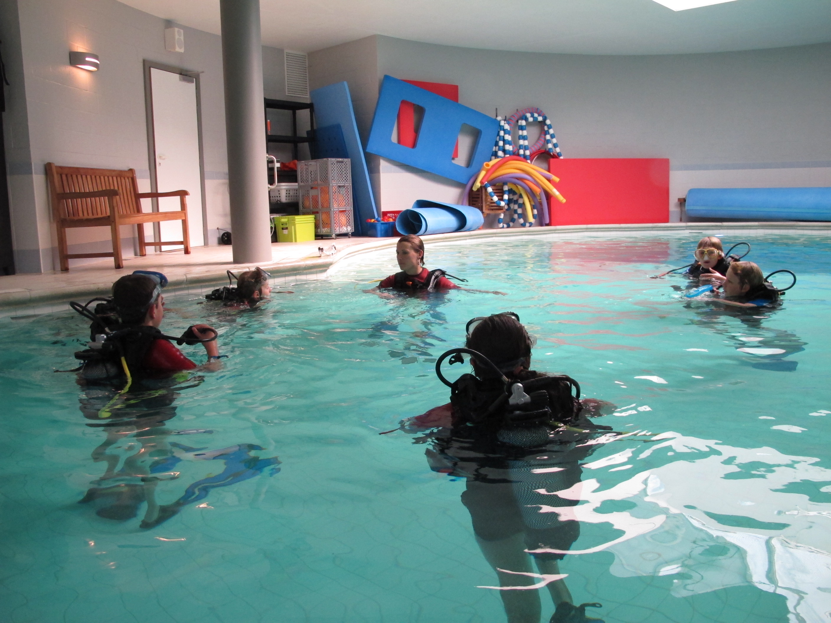 Cours de plongée enfant - Déroulement des cours