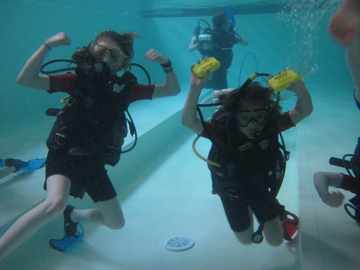 Cours de plongée enfant - Déroulement des cours