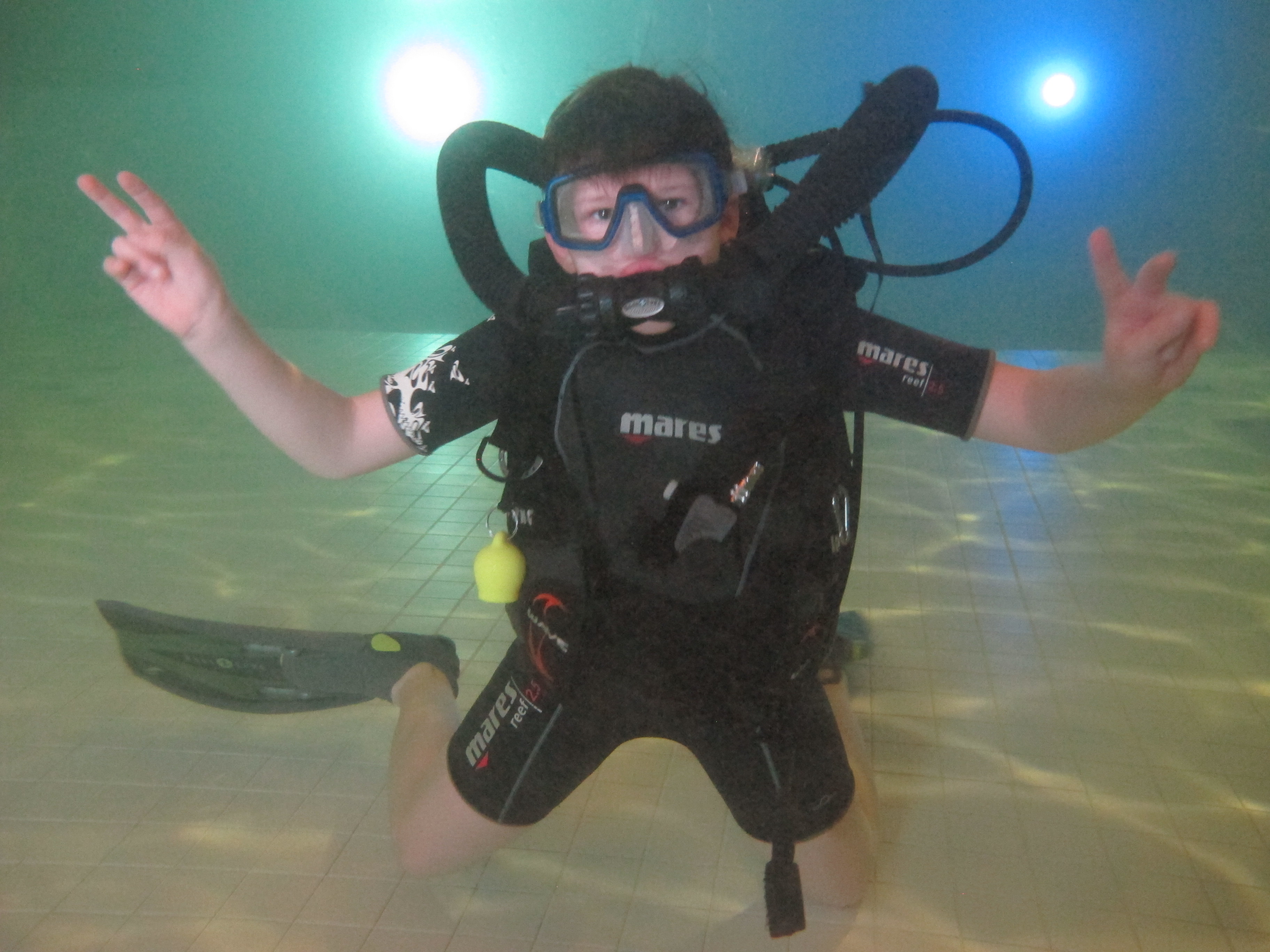 Cours de plongée enfant - Déroulement des cours