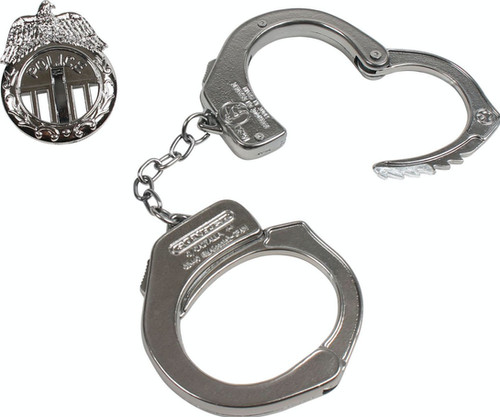 GONHER R324 - POLICE BADGE & HANDCUFFS | TOY CITYkw
