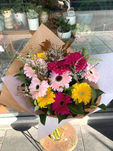 Playful Gerberas (Image in small size $69.95) | Flower Forum