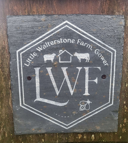 Personalised Welsh Slate Brand/Logo Sign | LWF Gower