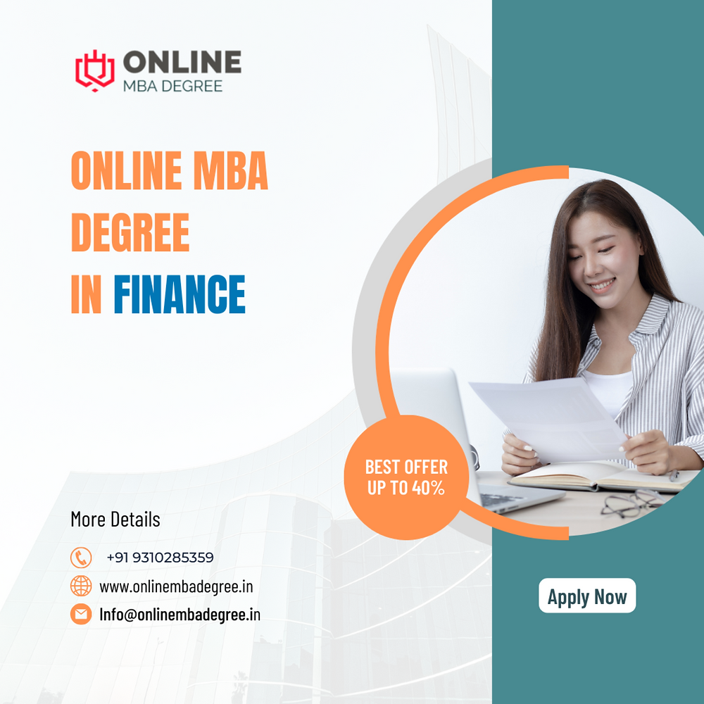 Best Online MBA In Finance In India