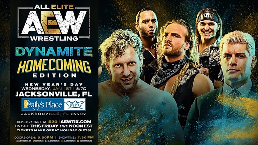 Homecoming Edition of AEW Dynamite Match Card Revealed