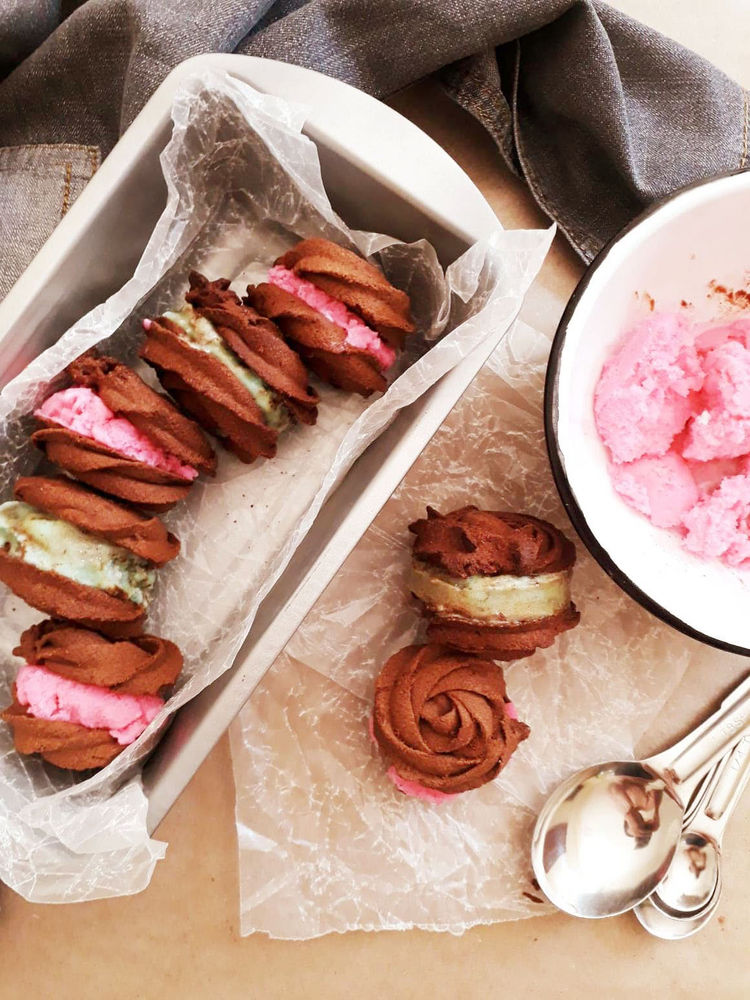 Sandwiches de helado