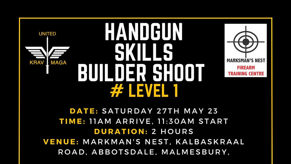Handgun Skills Builder Shoot #Level 1 - 27th May 2023 | UKM Self Defence