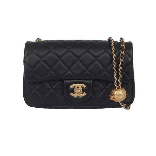 CHANEL Gold Pearl Crush Mini Rectangular | The Modernist
