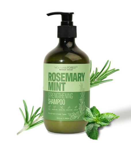 MONTANA FOREST Rosemary Mint Strengthening Shampoo 16 Fl Oz | D ...