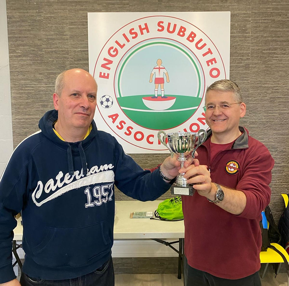 Simon Goodman is an Old School Subbuteo Champion