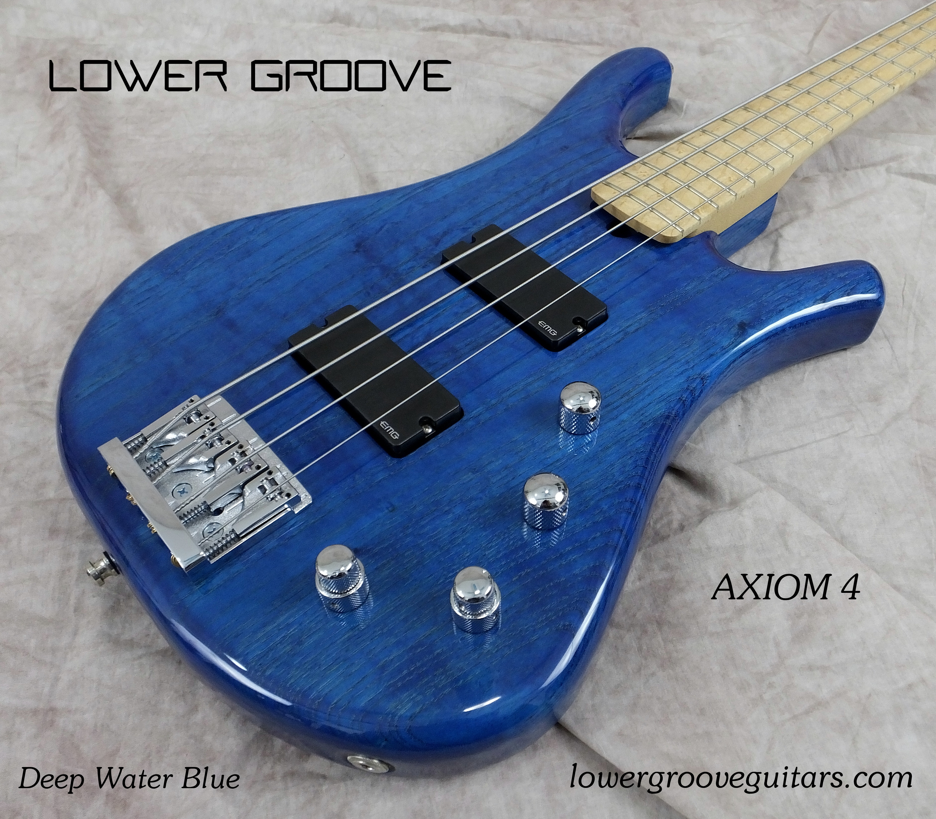 Custom Handmade Bass And Guitar Lower Groove Guitars