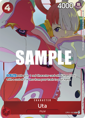 OP01-005 - Uta - RARE (GIFT COLLECTION 2023 [GC 01]) | Elite 4 Collectables