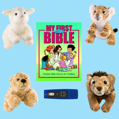 Little Children's Bible Books with Wildlife Story Teller | Towers of Light