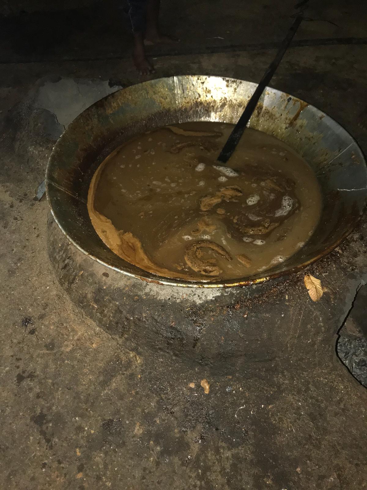 Palm Jaggery / Thati Bellam Making Process Explained In Detail ...