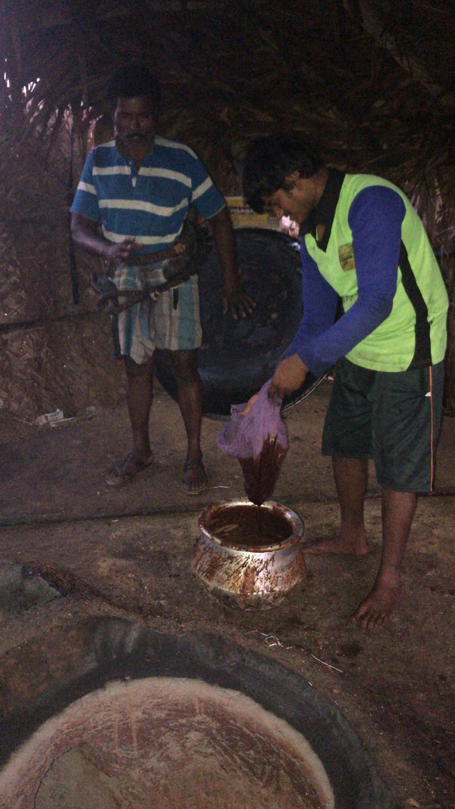 Palm Jaggery / Thati Bellam Making Process Explained In Detail