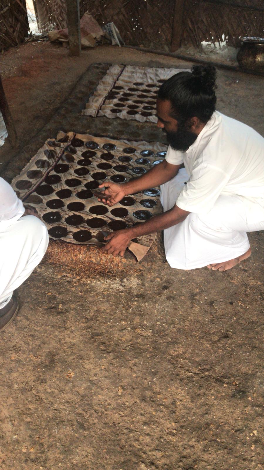 Palm Jaggery / Thati Bellam Making Process Explained In Detail ...