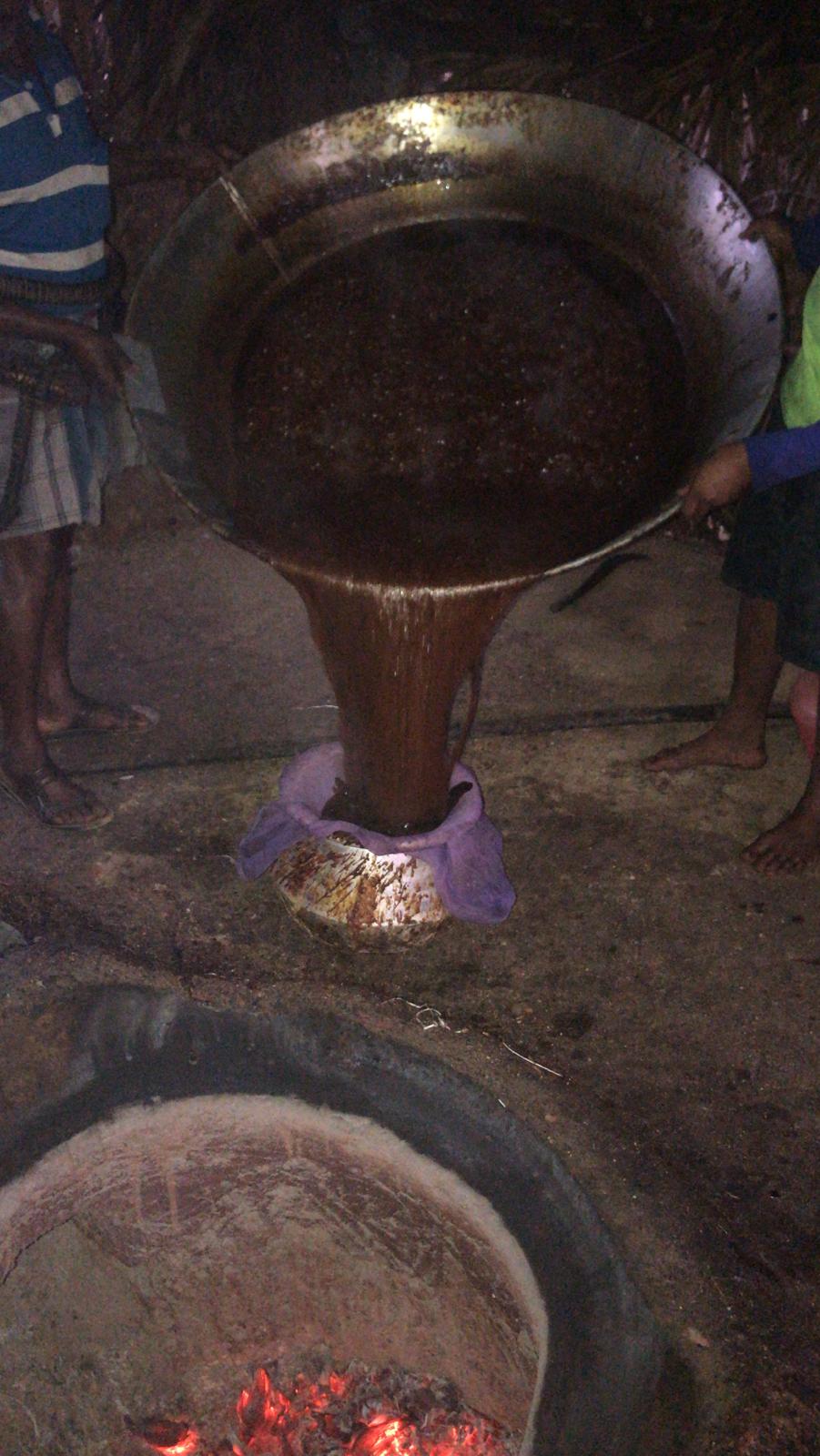 Palm Jaggery / Thati Bellam Making Process Explained In Detail