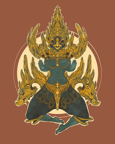 Garuda Art Print | refresh