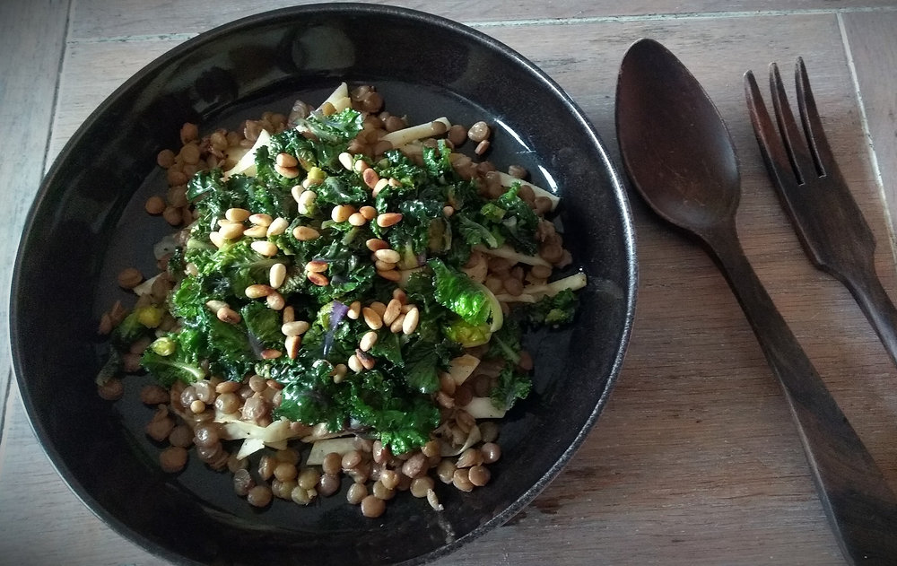 Lun salat med flowersprout