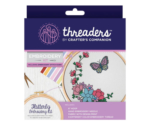 Threaders Flutterby Embroidery Kit | Jemima's Creative Quilting