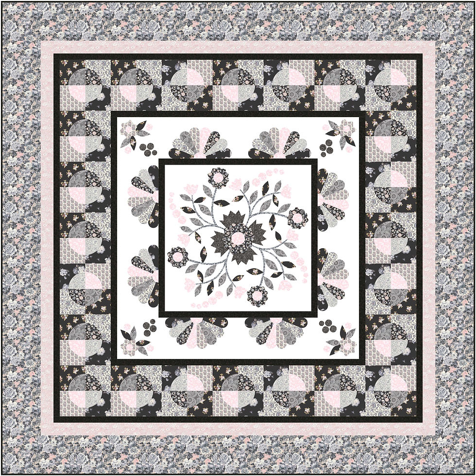 Liberty Emporium Flowers Quilt Pattern | Jemimas