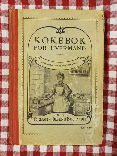 [Olsen, Inga] En husmor. Kokebok for hvermand. | norskbokarv