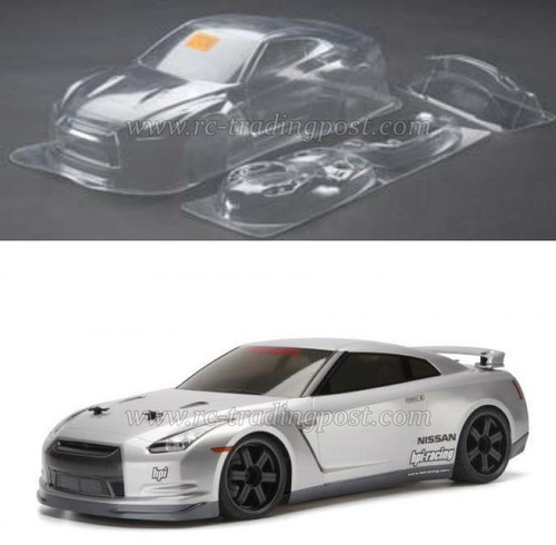 Clear RC Body NISSAN GT-R (R35) 1/10 OnRoad Car HPI/4Tec2.0/V100/RDS ...