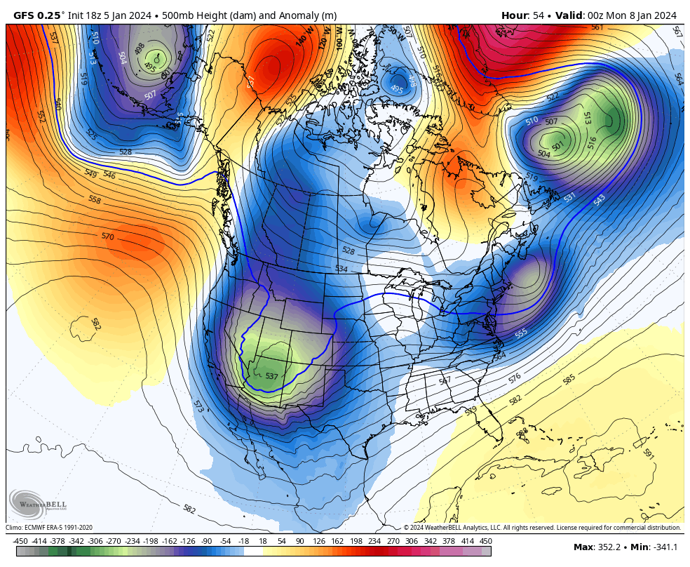 WINTER STORM CHURNS EAST...