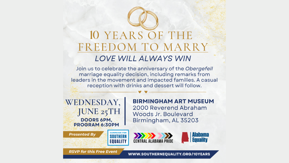 Campaign for Southern Equality Event | Alabama Equality