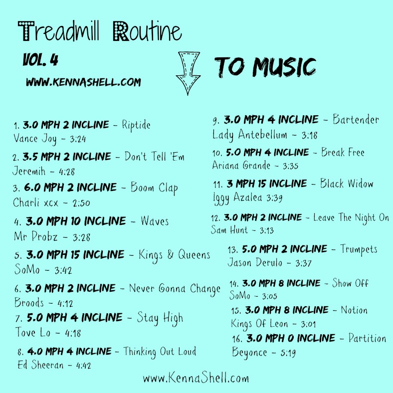 TREADMILL ROUTINES | Kenna Shell Fitness