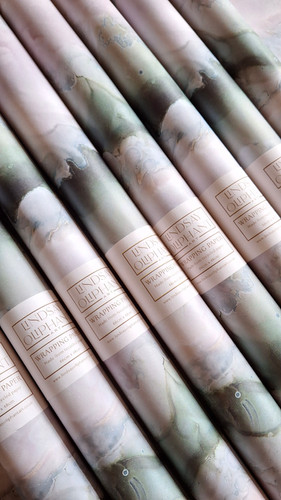 Misty Mountains Wrapping Paper | Lindsay Oliphant Art