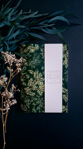 A5 Notebook - Winter Botanical | Lindsay Oliphant Art