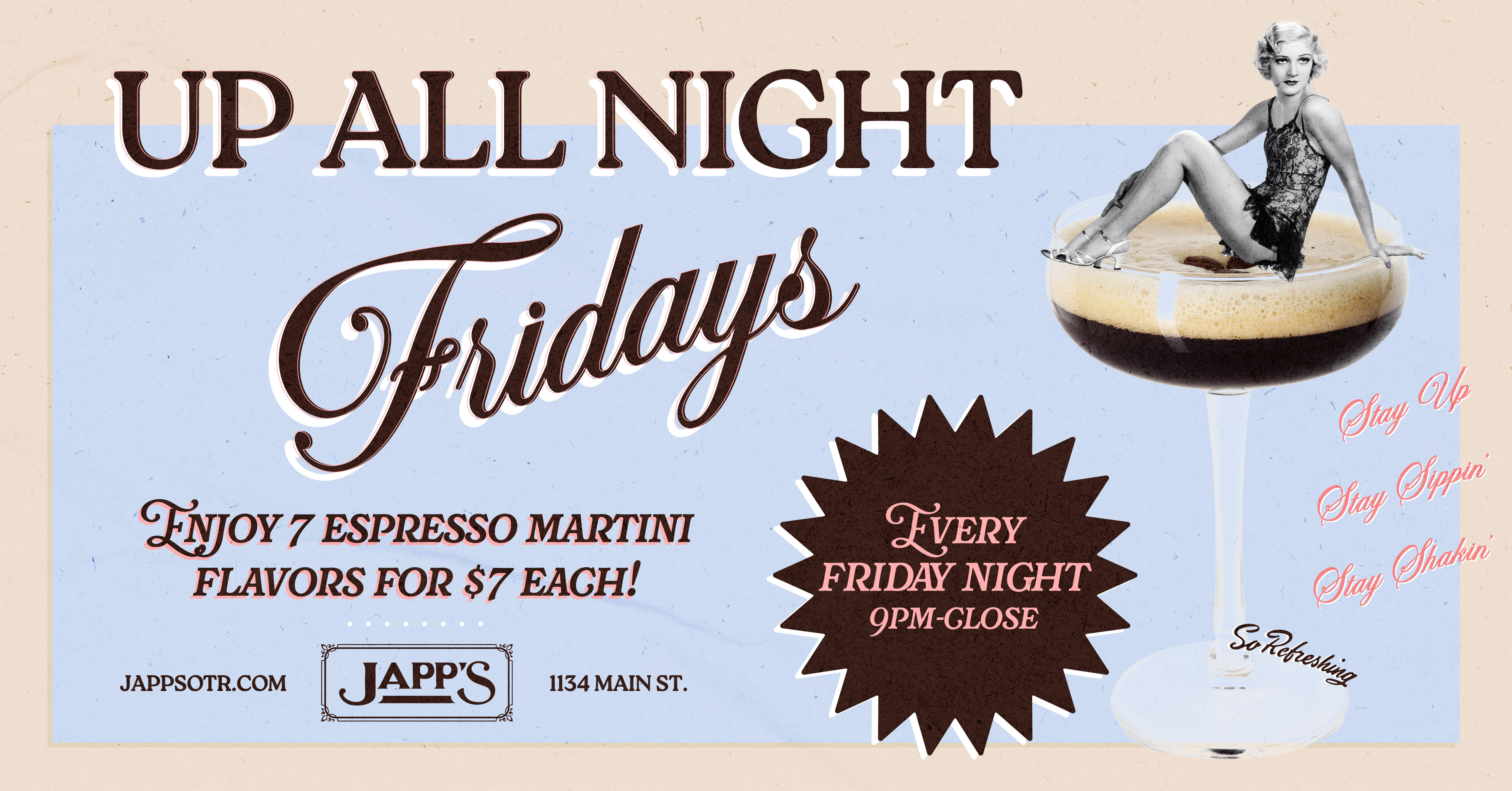 Up All Night Fridays | Japp's OTR