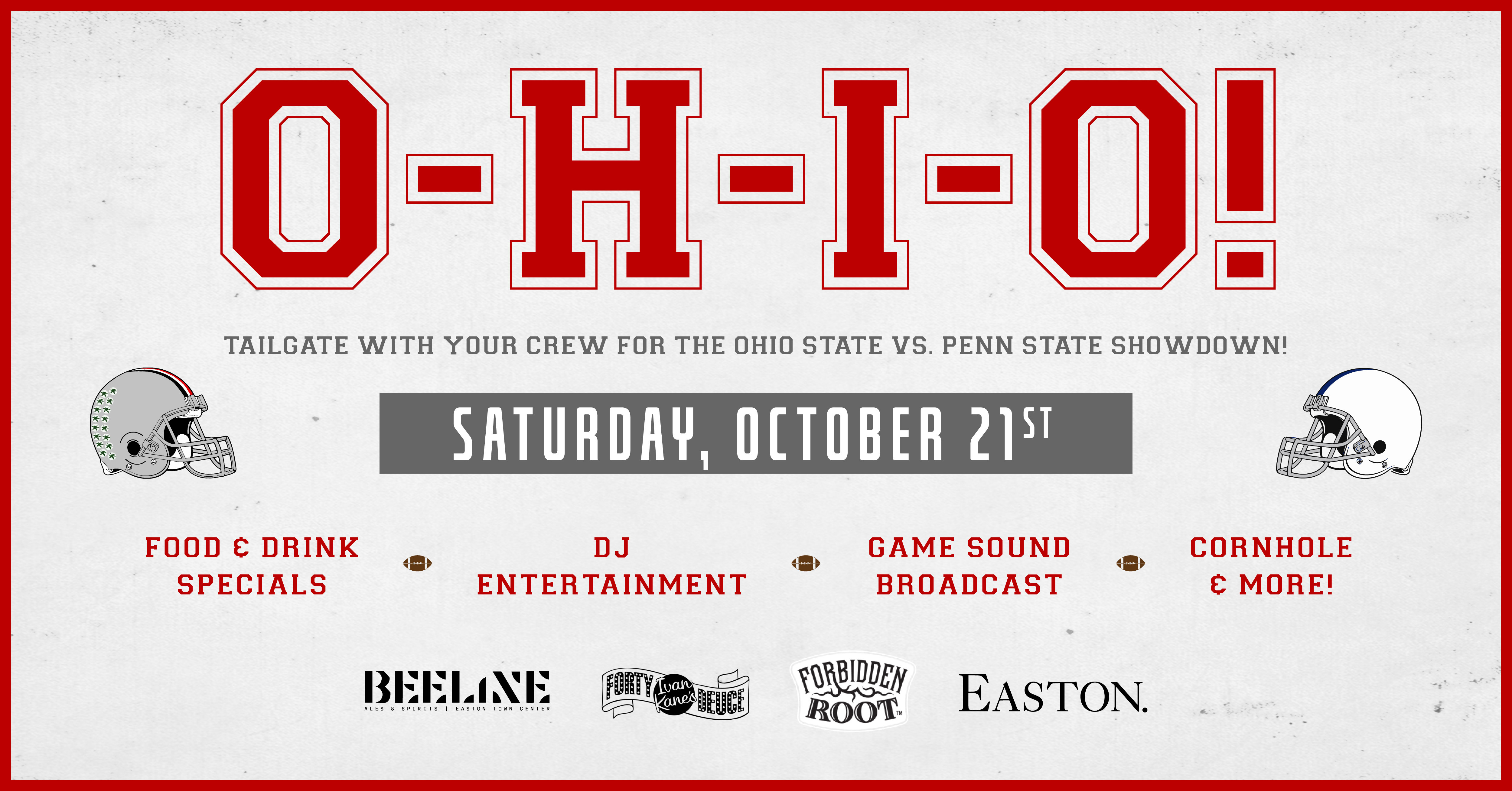 Ohio State vs. Penn State Tailgate Party at Easton Town Center ...