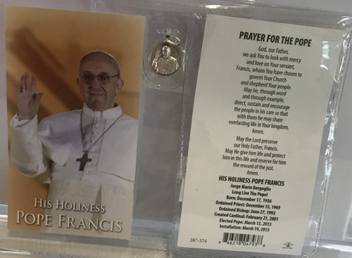 Pope Francis Prayer Card | monasterystore
