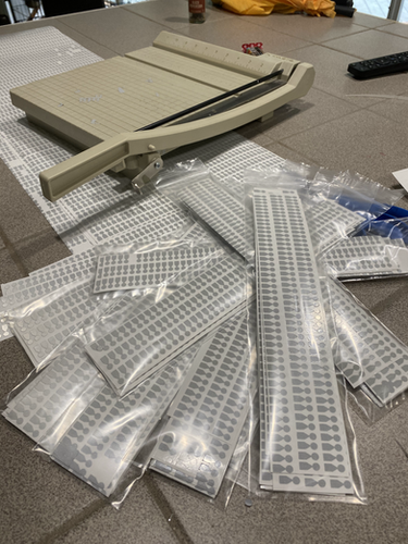 5 X 1000pk of retroreflective dots for Quad, HMT, OR GC3 | Reflective Dots