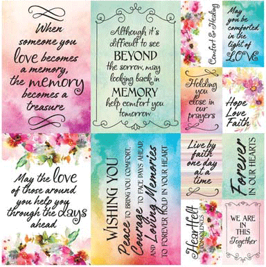 Sympathy 12x12 Poster Sticker EAV-1194 | ella-and-viv