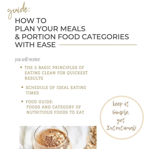 Guide on How to Plan and Portion Your meals | Heather Hirschman