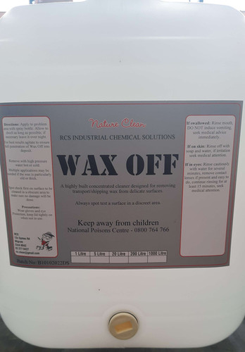 Wax Off - A Shipping Wax Rmover | Cleaners Warehouse