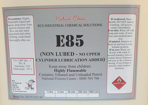 E85 Race Fuel - 200L Drum | Cleaners Warehouse