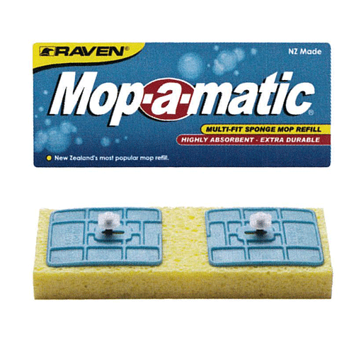 Raven Mop-a-Matic Sponge Mop Refill 2 Varieties | Cleaners Warehouse