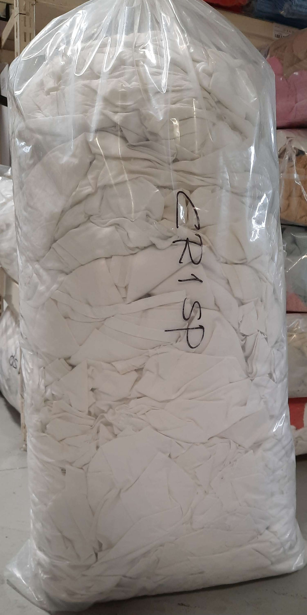 White lint-free Rags 15kg (ex hospital sheets) | Cleaners Warehouse