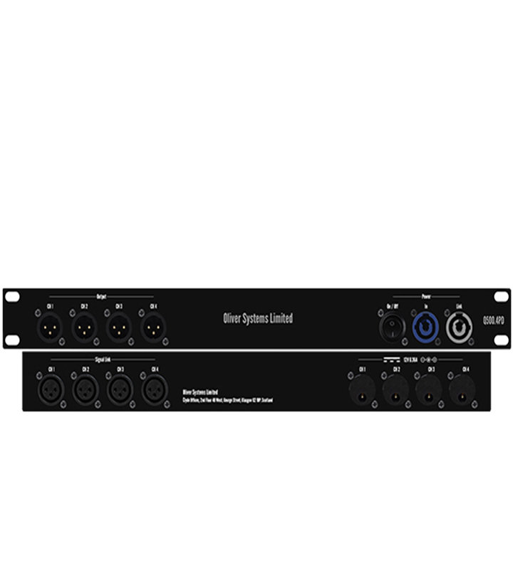 OSL Q500.4PD | Signal & Power Distro Unit for the Q500 Series