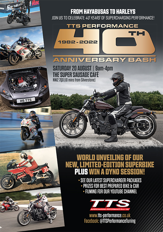 New TTS Superbike unveiled Saturday at the Super Sausage Cafe!