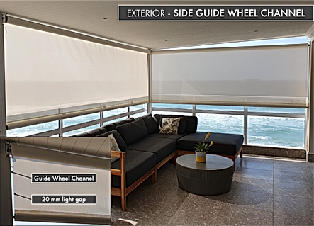 Shade Weave Outdoor Roller Blinds/Durban/Blind Specialist