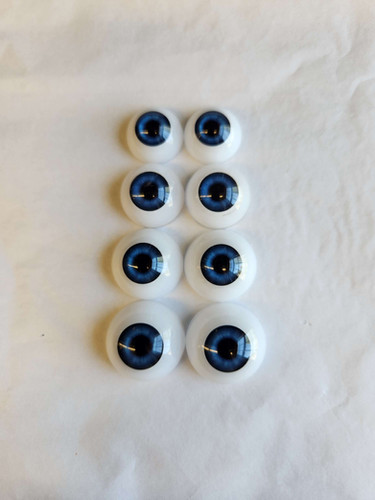 Acrylic Doll Eyes 18mm-24mm Purest Blue | Little Dreamers