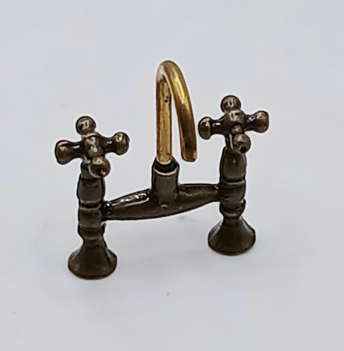 Antique Style Mixer Tap Set | RichMiniatures