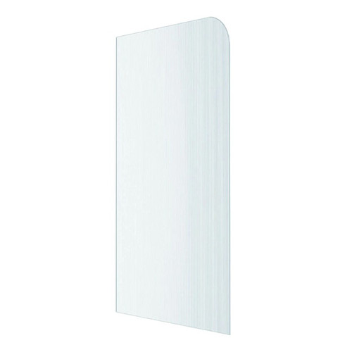 Frameless Fluted Shower Screen Panel - Radius Corner | Melbourne Shower ...