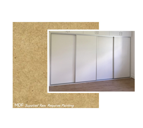 Framed MDF Sliding Doors - Set of 4 | Melbourne Wardrobes Online